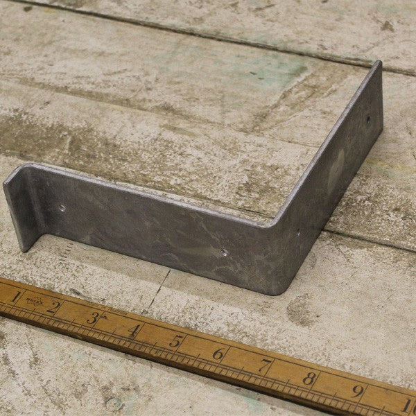 Shelf Bracket 'Utility' Angled Galvanised Lip 6" x 6" | Angled Lip ...