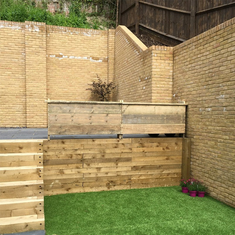Raised Wooden Planter Screen - Garden Furniture | Outdoor Furniture ...