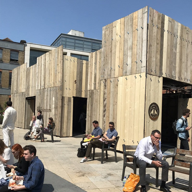Scaffold Board Wall Cladding - Reclaimed Wood per sqm | Outdoor Fur ...