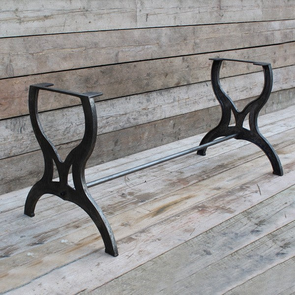 Hardwick Dining Table End Frame | Metal | Rugged London